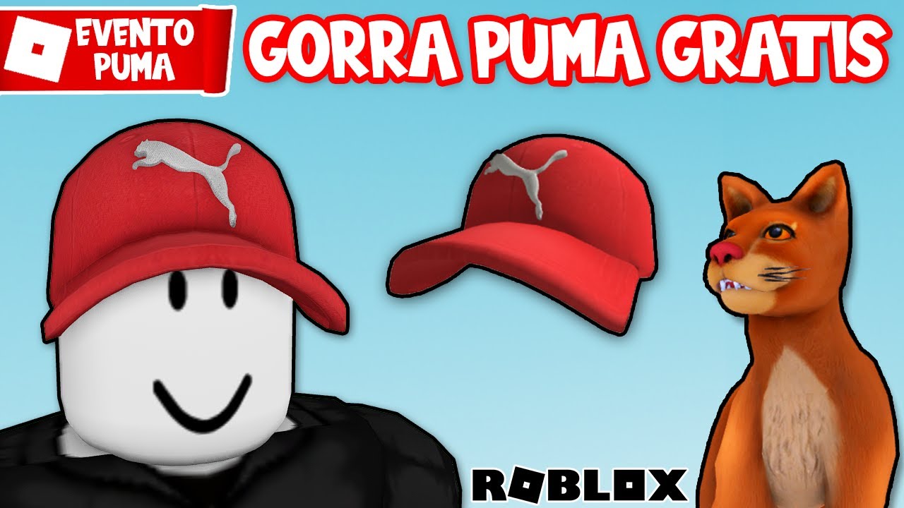 CONSIGUE GORRA PUMA GRATIS en ROBLOX | EVENTO ROBLOX PUMA - YouTube