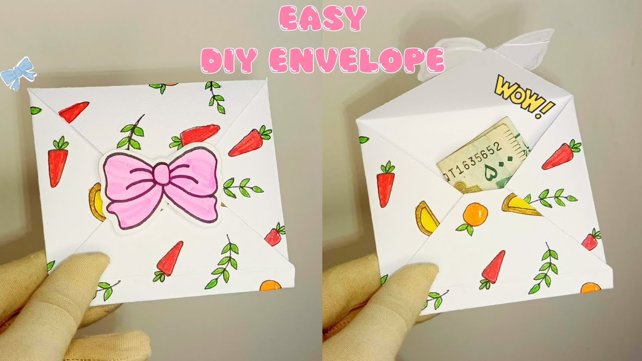 How to make envelopes | DIY Envelopes | How to make origami paper envelopes for money #envelope ...