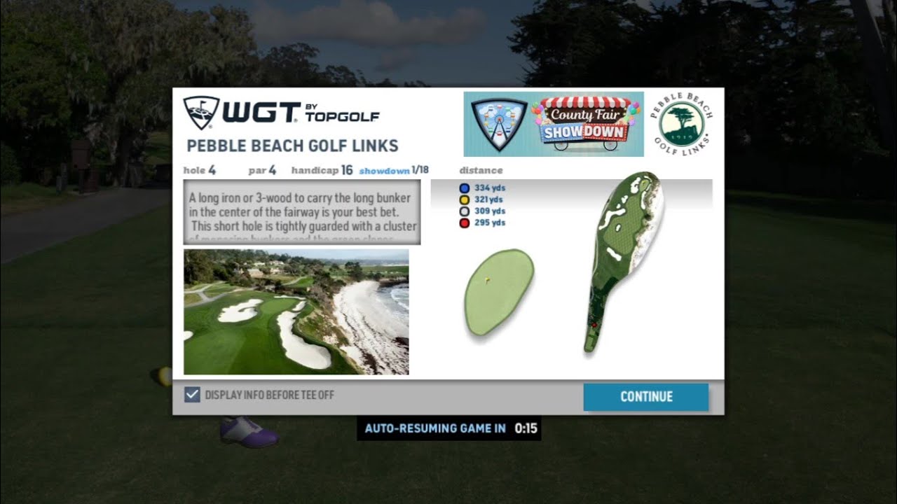 WGT GOLF : 1st Final Round ( COUNTY FAIR - SHOWDOWN ) - YouTube