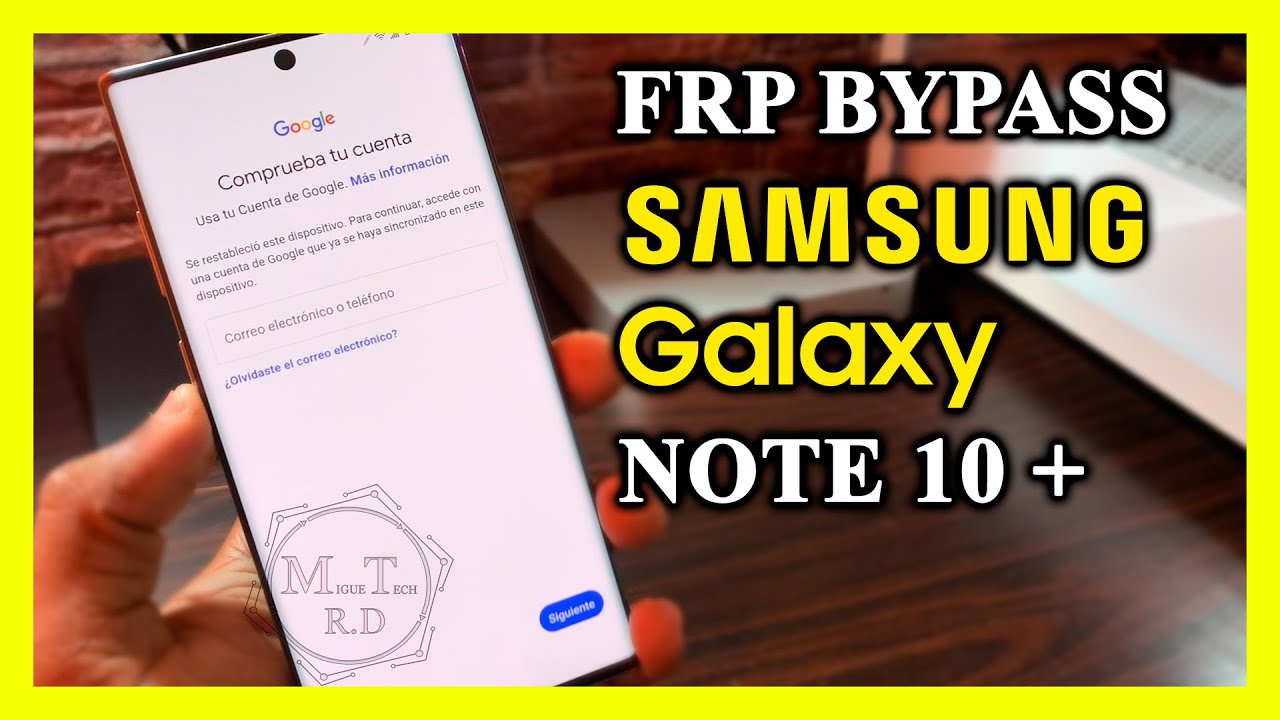 frp Bypass Google Account SAMSUNG Galaxy Note 10 Note 10+ unlocktool un ...
