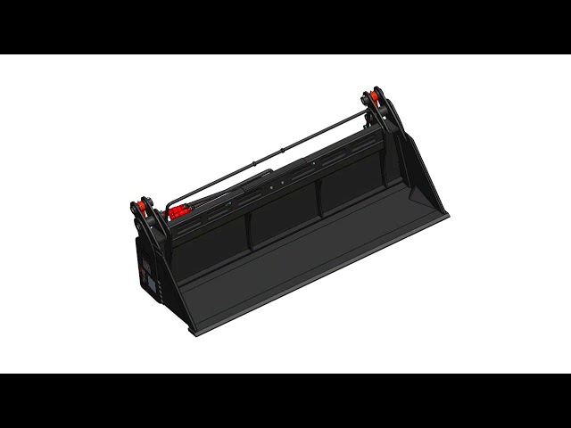 78" 4 in 1 Combo/Multi Purpose Skid Steer Bucket Quick Tach