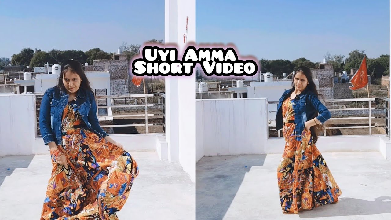 Uyi Amma Dance Short Video🔥 Azaad | Rasha Thadani | Khushi Katyal ...