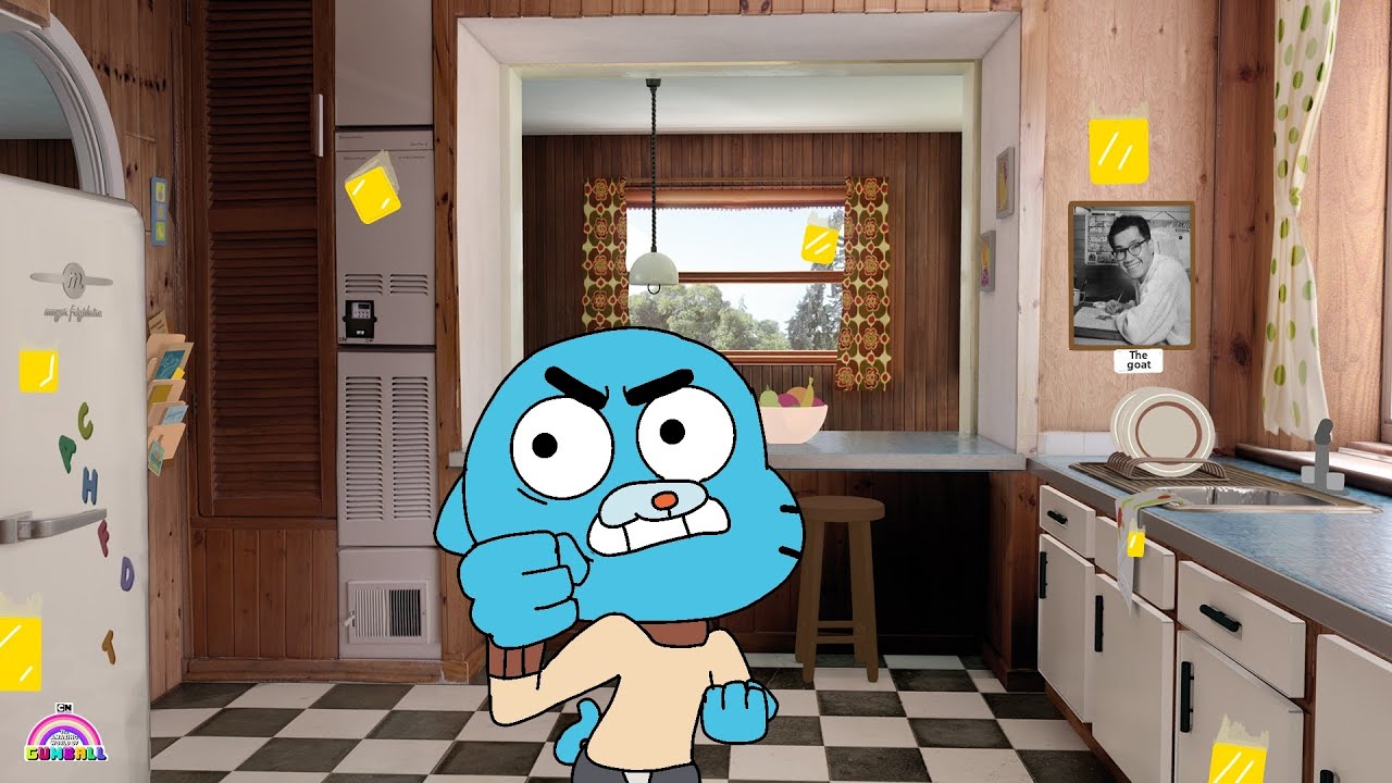 gumball makes Mac& cheese (animated in flipaclip) - YouTube