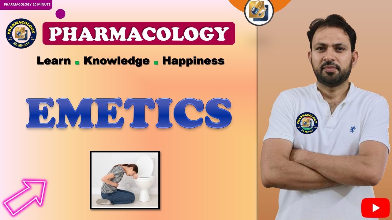 Emetics Pharmacology | Drugs Used as Emetics | Mechanism of Action ...