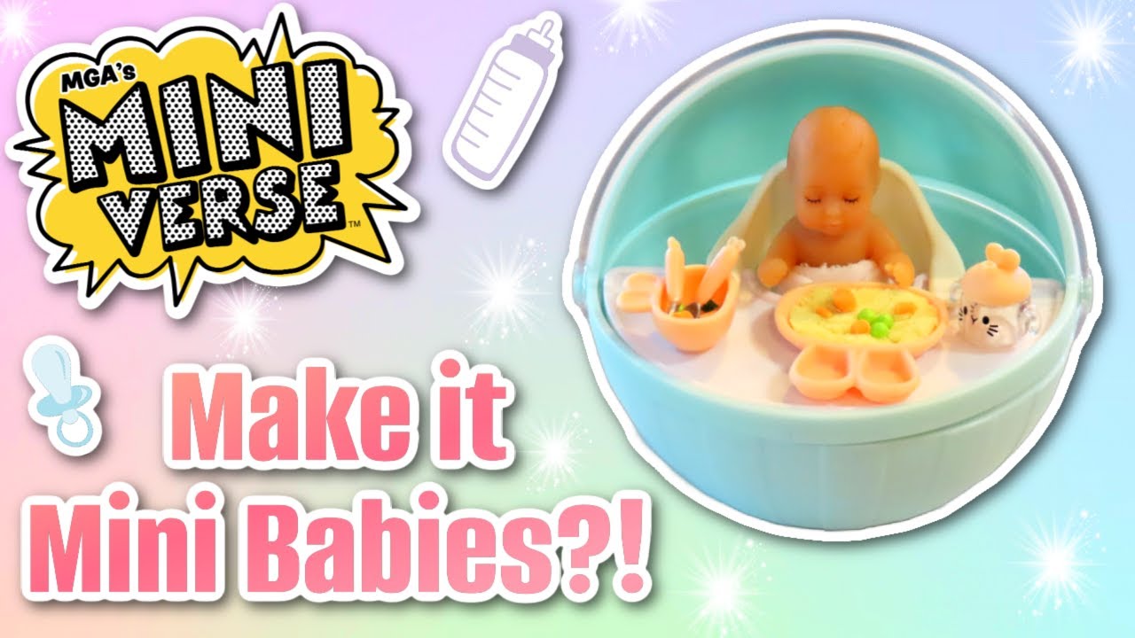 NEW Miniverse Make it Mini Baby Food! These are SO ADORABLE!! 🍼 - YouTube