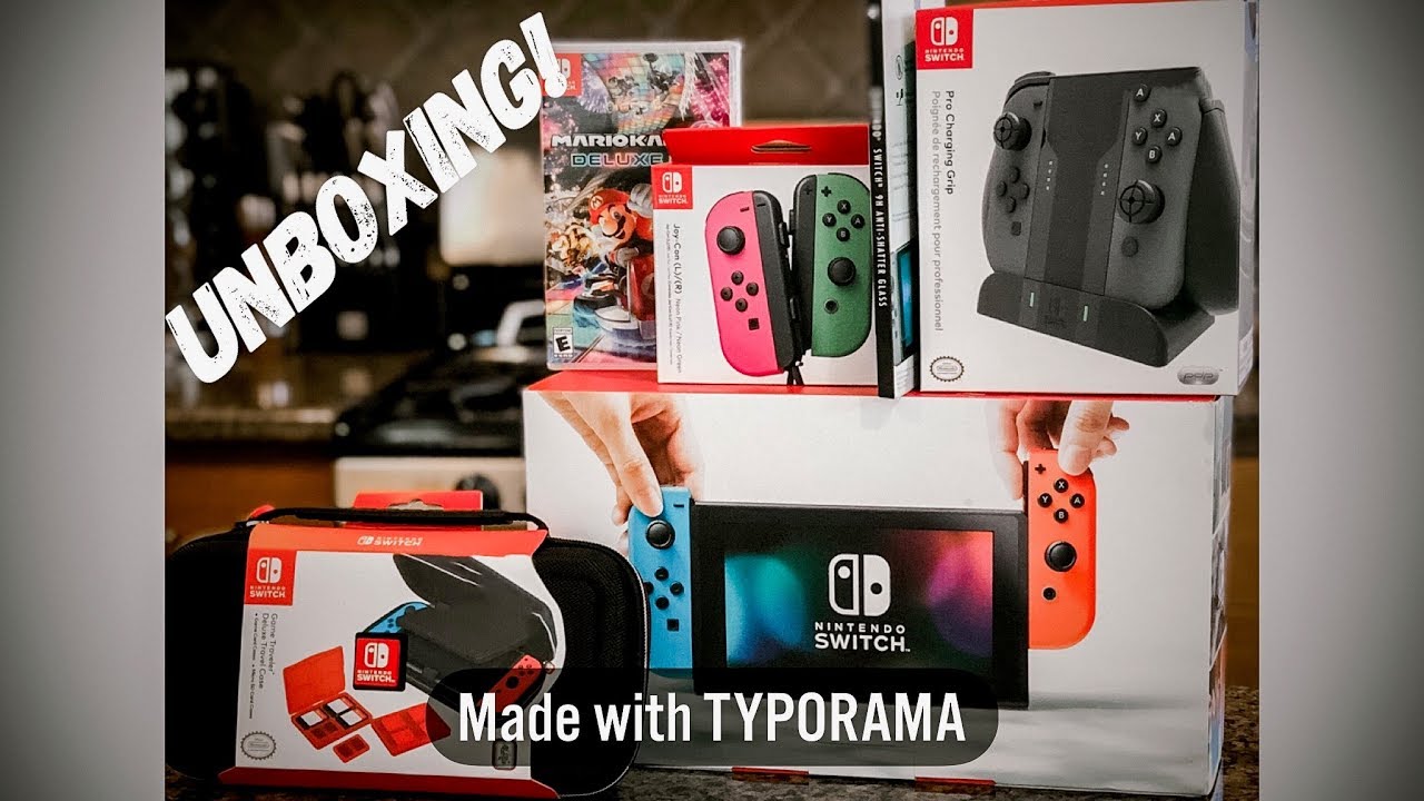 UNBOXING THE NINTENDO SWITCH - YouTube