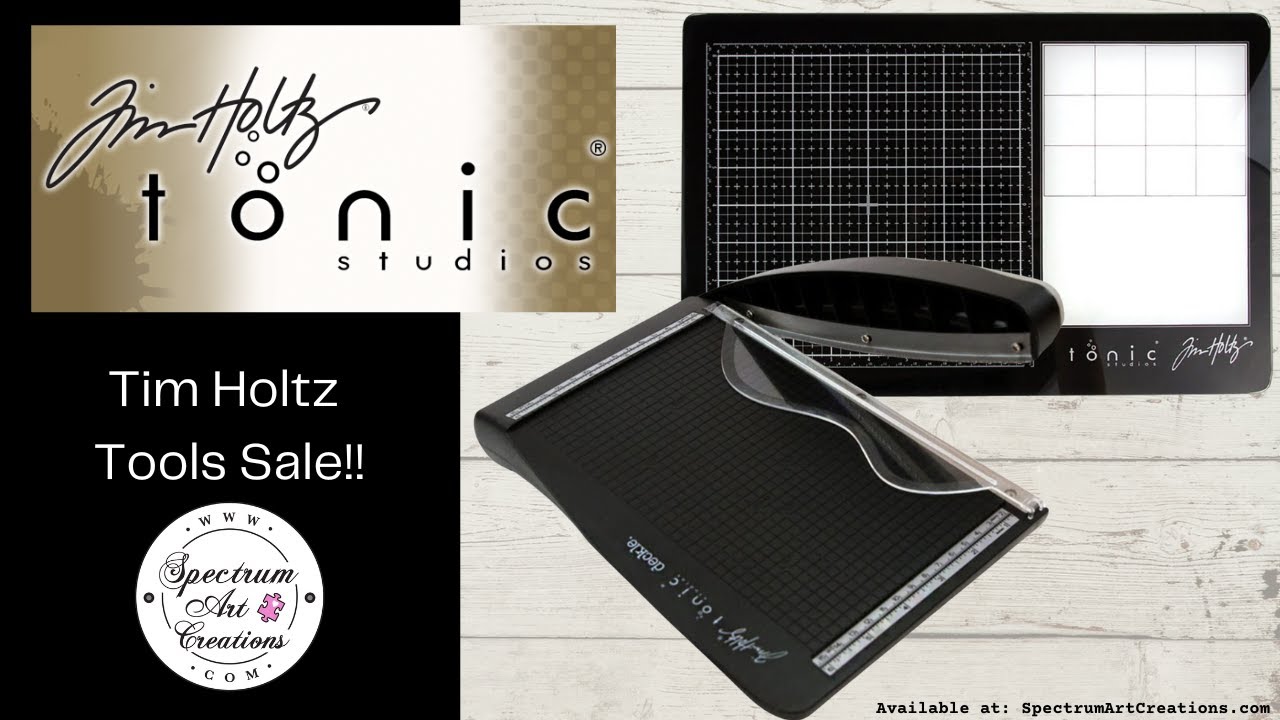 Tim Holtz Tonic Studio Tools LIVE Supplies Sale 08/14/24 Starting at ...