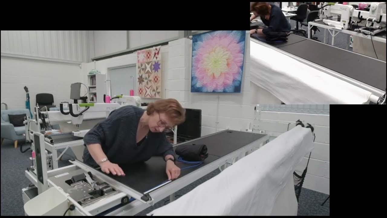 Installing a Pro Stitcher Lite Flexi Rack on Handi Quilter Loft Frame ...