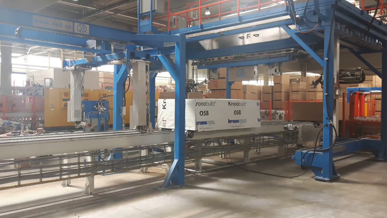 Emballeuse DO2 Rapid Wrapper KRONOSPAN Pologne - YouTube