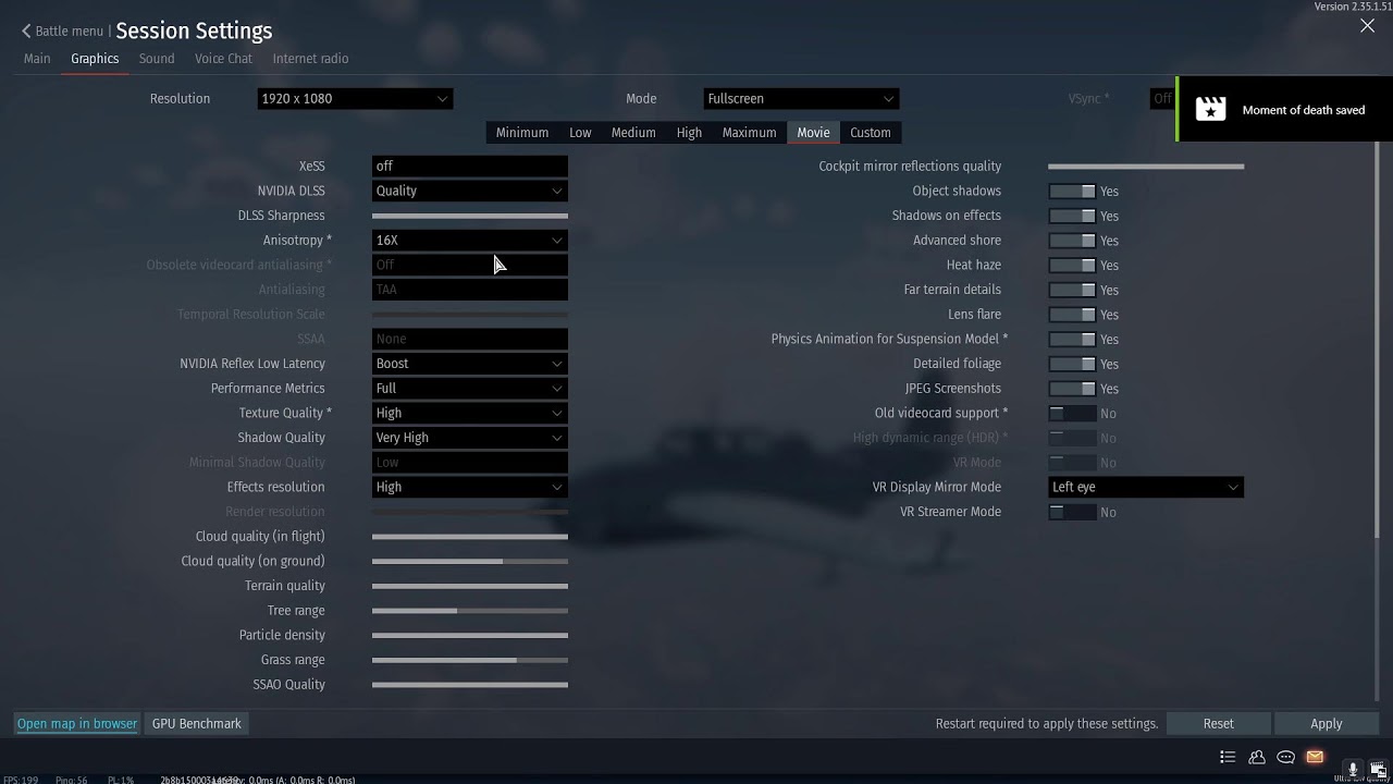 max graphics war thunder highest settings - YouTube