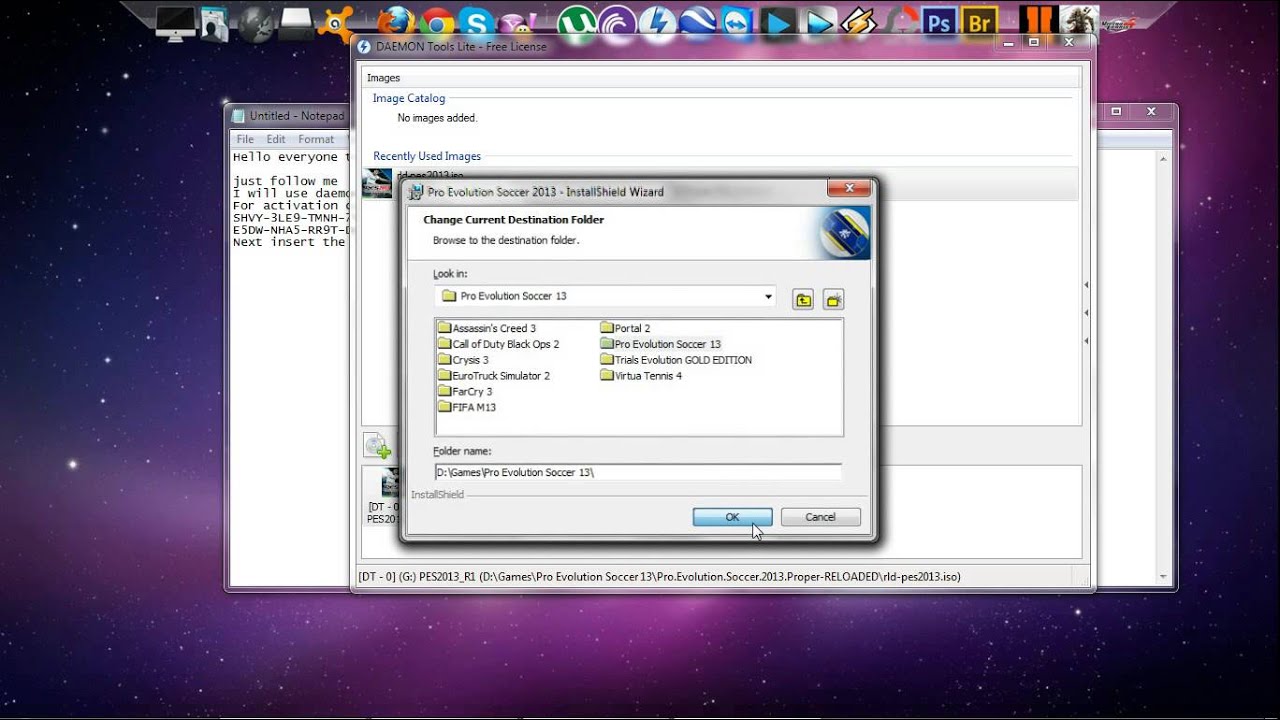 How to install Pro Evolution Soccer 13 - YouTube