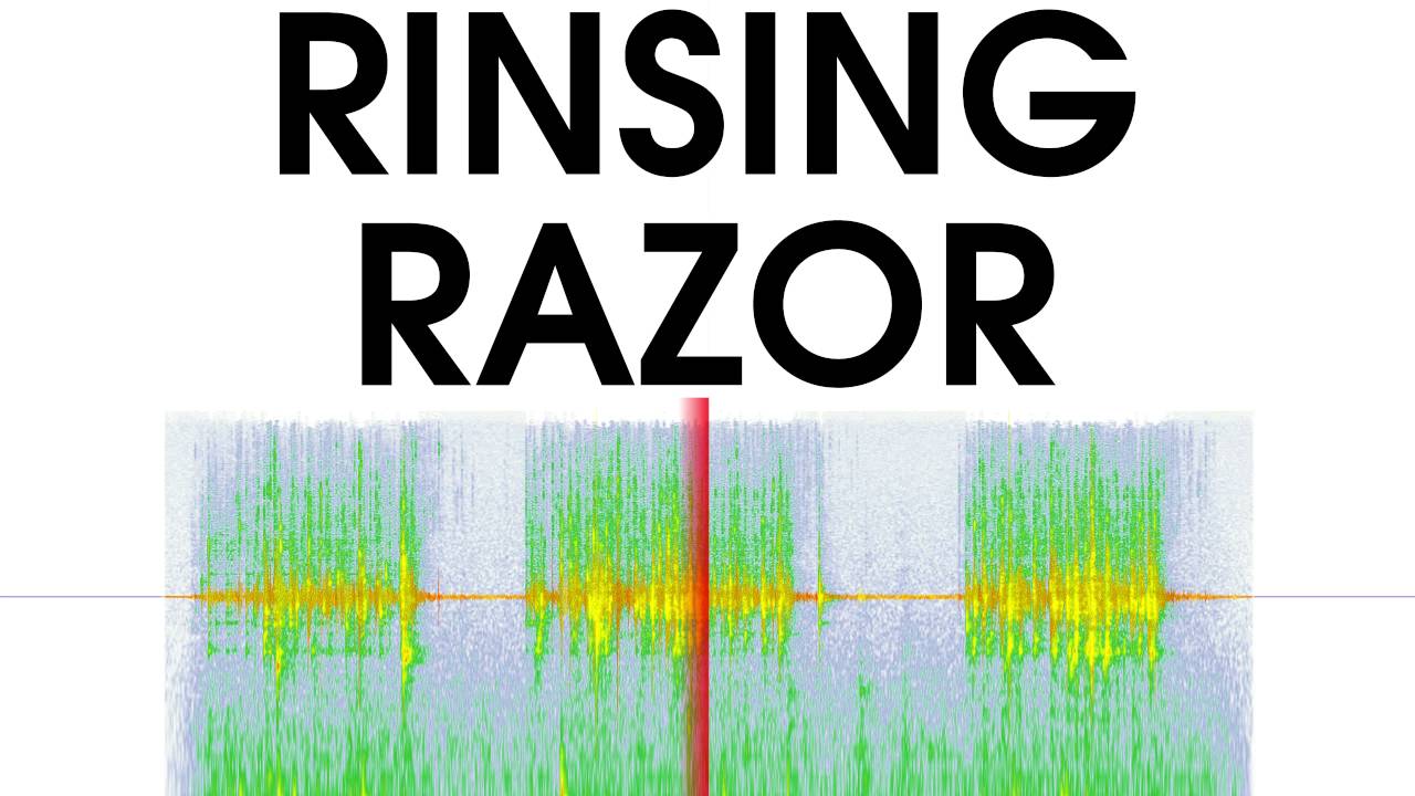 Rinsing Razor Sound Effect - YouTube