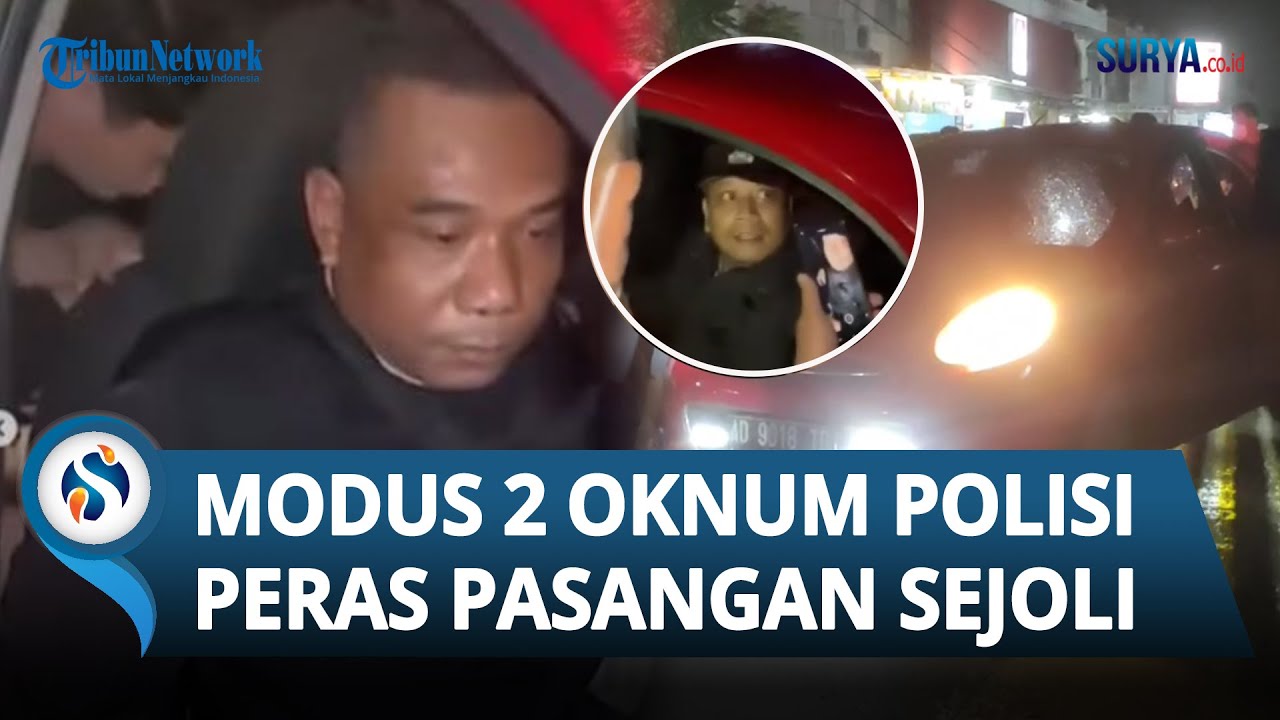 Terkuak! Modus Tersangka Aiptu Kusno & Aipda Roy Malah Peras Pasangan ...