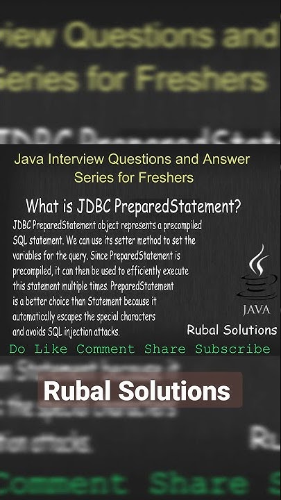 What is JDBC - YouTube