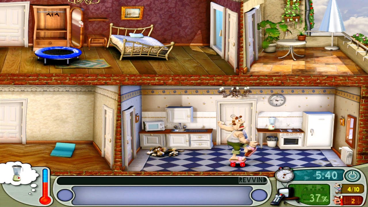 Neighbours From Hell (2003) | Widescreen Gameplay | Fitness Frenzy ...