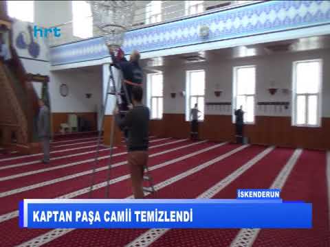 Kaptan Paşa Camii temizlendi