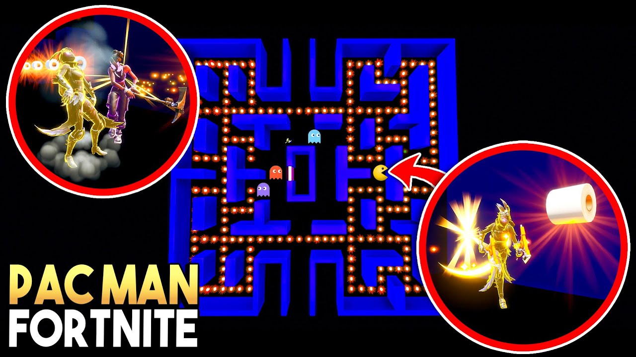 PAC MAN in Fortnite! - YouTube