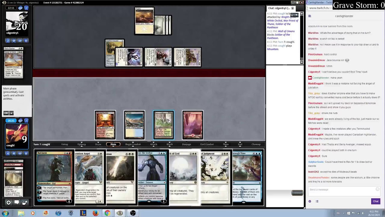 Mono White Versus UWR Time Vault - YouTube