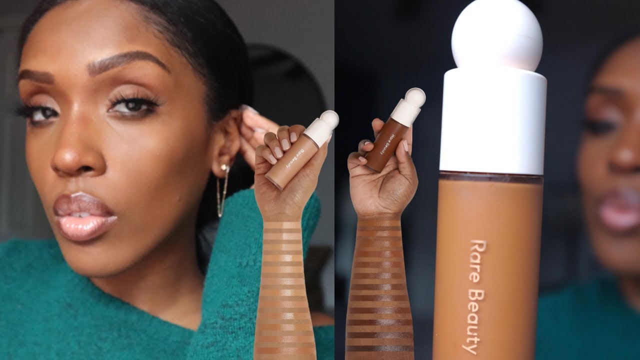 Chatty GRWM: Rare Beauty Liquid Touch Weightless Foundation Review ...