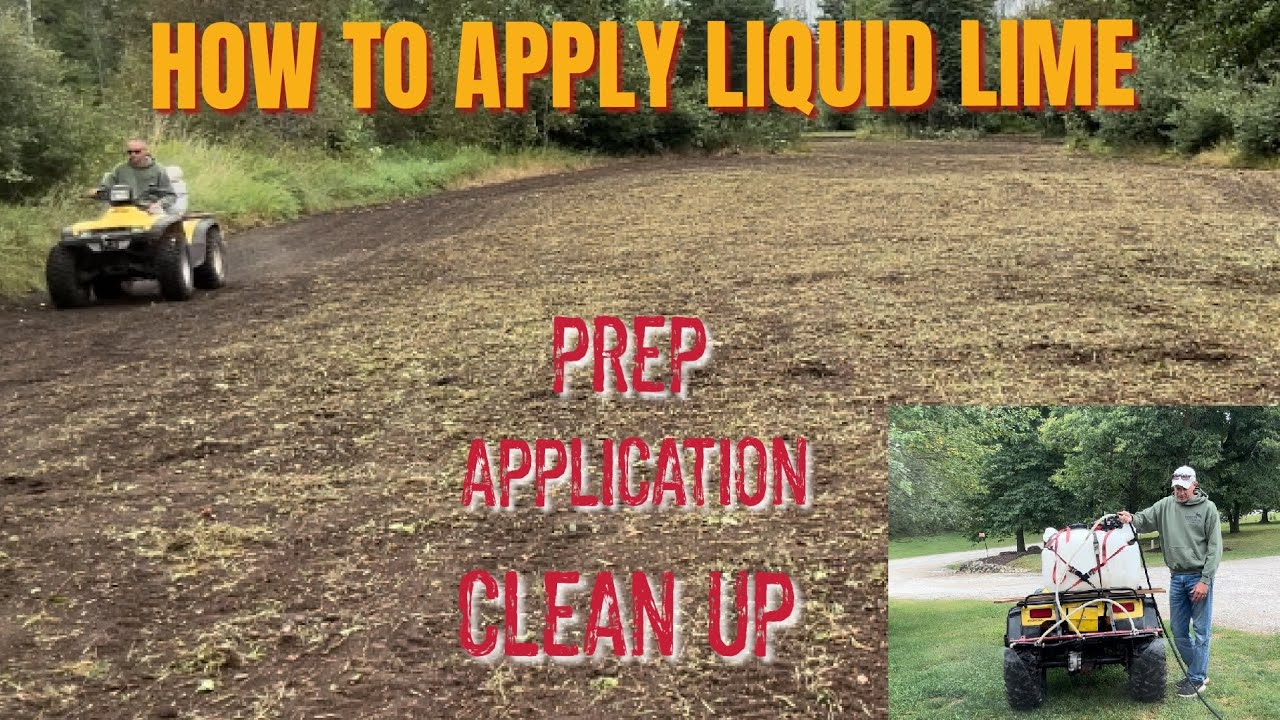 USING LIQUID LIME ON FOOD PLOTS - YouTube