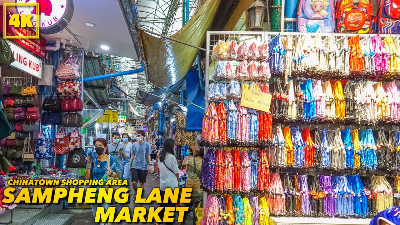 Weekend Shopping!Sampheng Market! / Shopping area in the Bangkok China ...