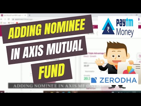 How To Add Nominee in Axis Mutual Fund Online | nominee kaise dale axis ...