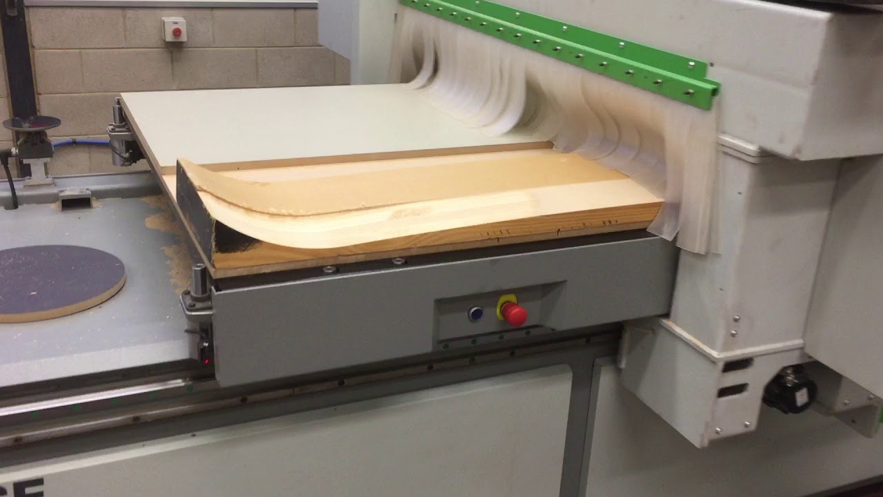 Reshaping the snowboard mould. - YouTube