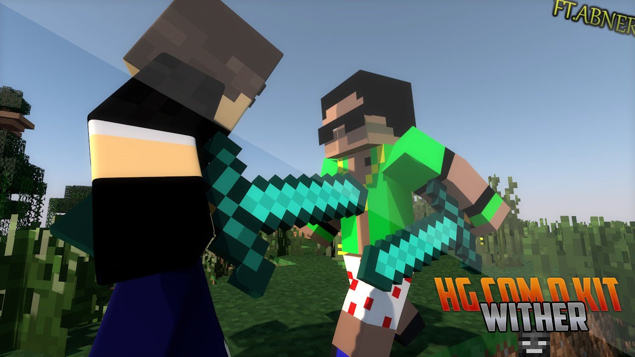 Minecraft HG: Muita Loucura No HG Com O Kit Wither Ft. Abner. - YouTube