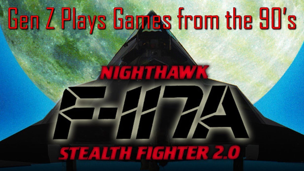 F117A Stealth Fighter - Gen Z Reviews 1991 Video Game - YouTube