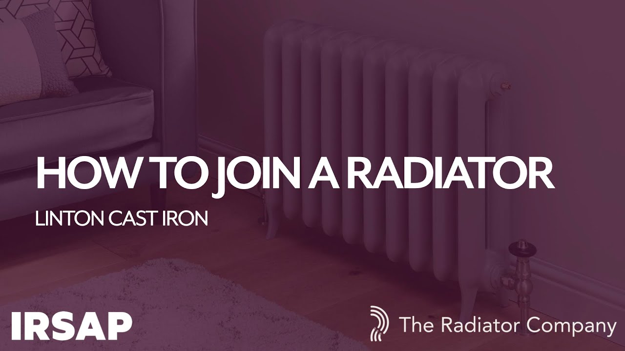 How to join your radiator - Linton Cast Iron - YouTube