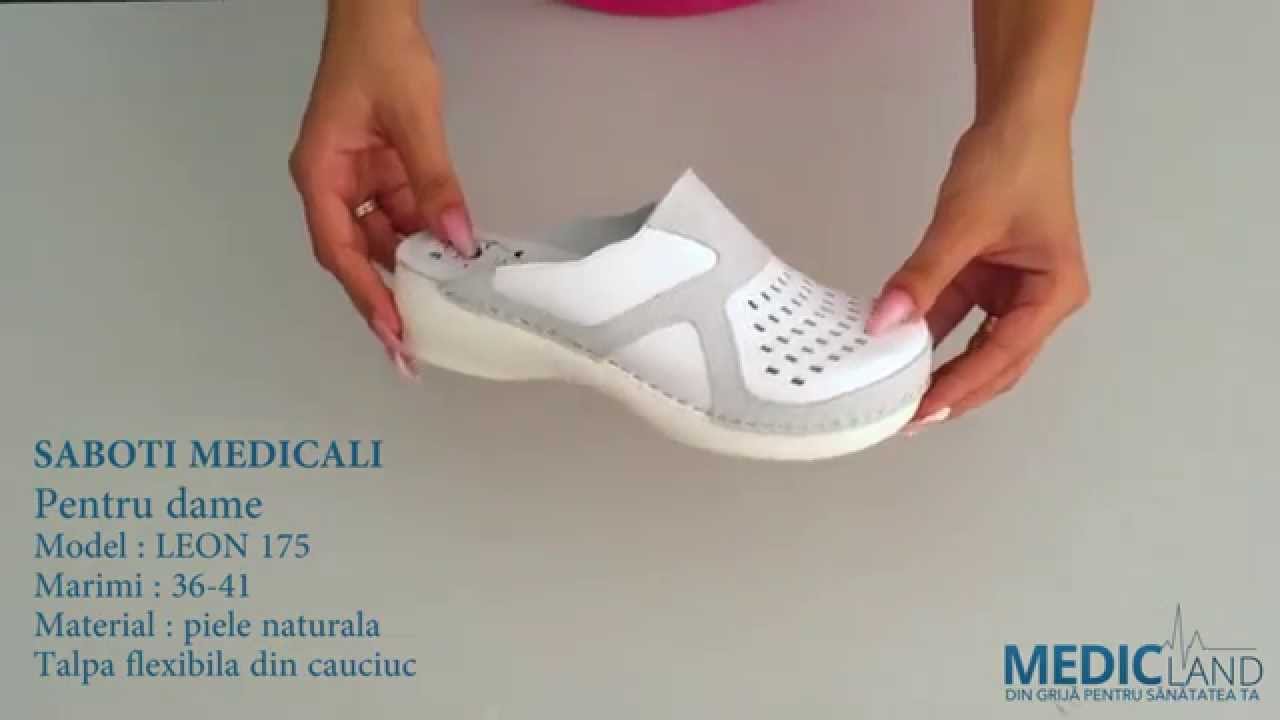 Medicland.ro - Saboti medicali Leon 175 - YouTube