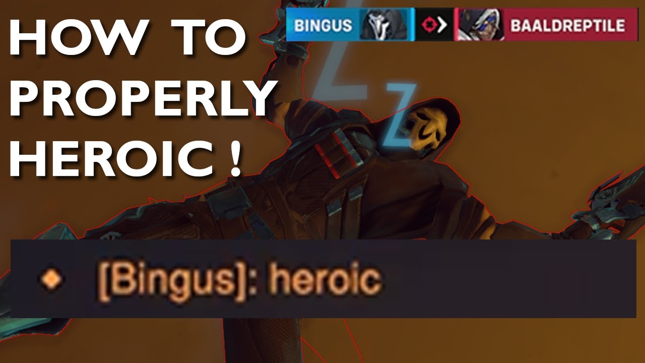 How to Properly HEROIC on Reaper - YouTube
