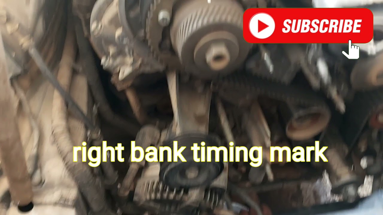 4.3 VVTI 3UZ-FE Timing belt setting #lexus2012 (step by step) - YouTube