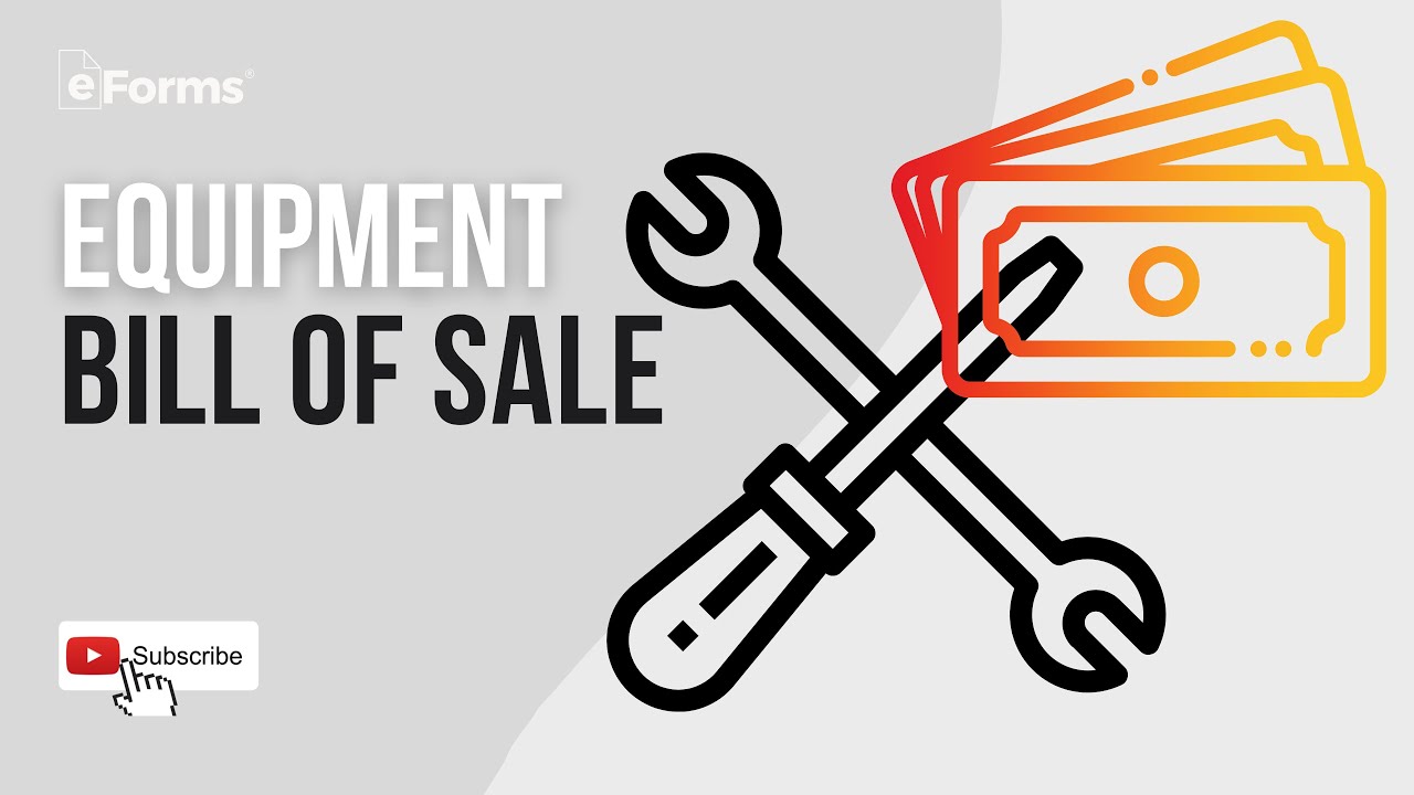 Equipment Bill Of Sale Explained YouTube equipment-bill-of-sale-explained-youtube