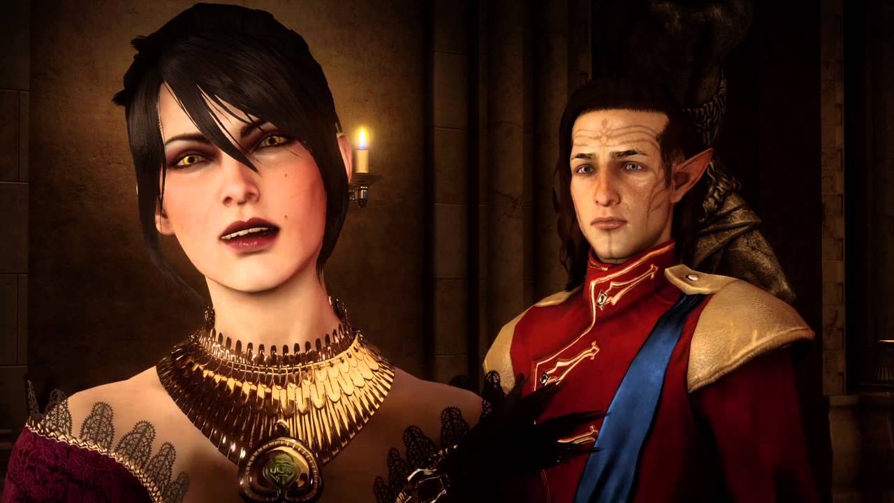 Dragon Age Inquisition - Meeting Morrigan At The Winter Palace - YouTube
