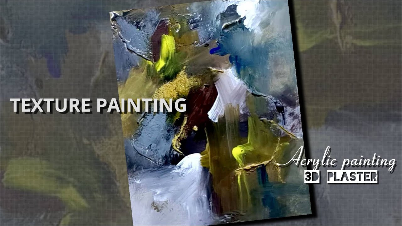 Magical 5-Minute Abstract Texture Painting with Acrylic Techniques ...
