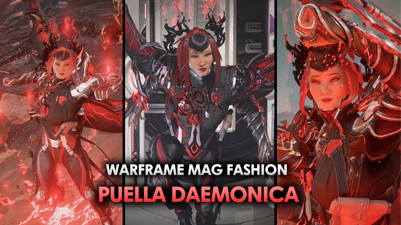 Warframe Mag Gemini Fashion (Aoi) - Puella Daemonica - YouTube