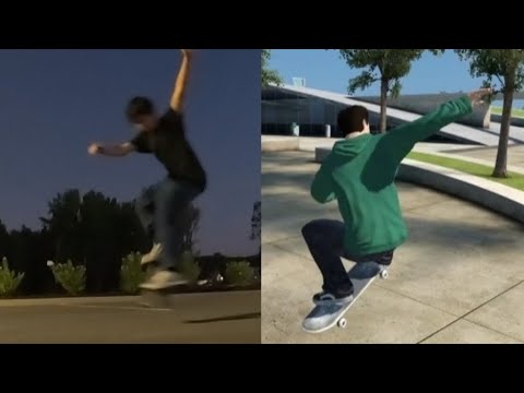 Recreating skate 3 tricks in real life - YouTube
