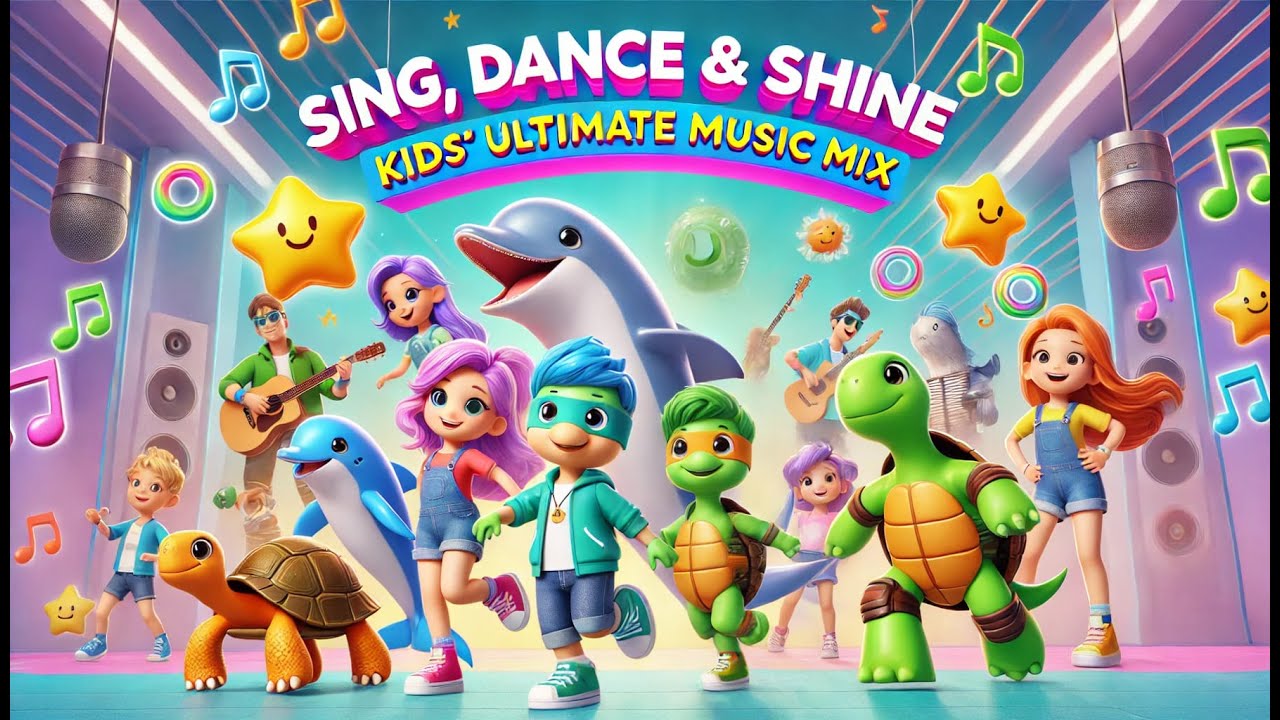 Sing, Dance & Shine: Kids’ Ultimate Music Mix | Animal Sounds and Fun ...