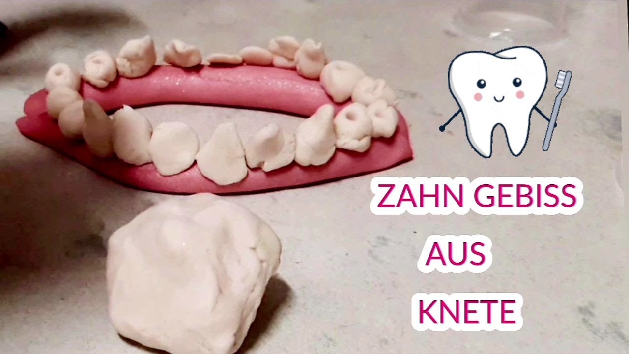 How to make teeth with play -doh /German school activity (vlog auf ...
