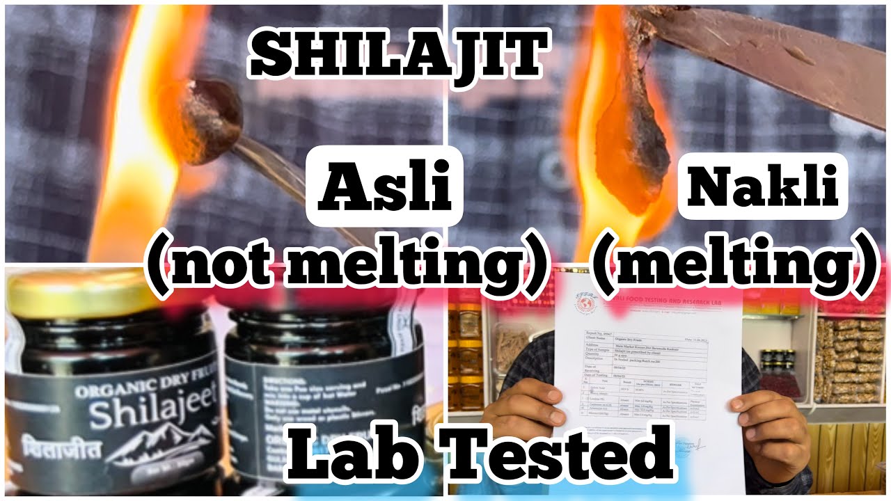 Original vs Fake Shilajit by Organic Dry Fruits Kashmir असली शिलाजीत ...