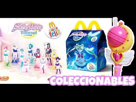 CAJITA FELIZ 🍔🍟 McDonald's SAILOR MOON 🌚 ETERNAL , VASO 3D 🥤CUTIE MOON ...