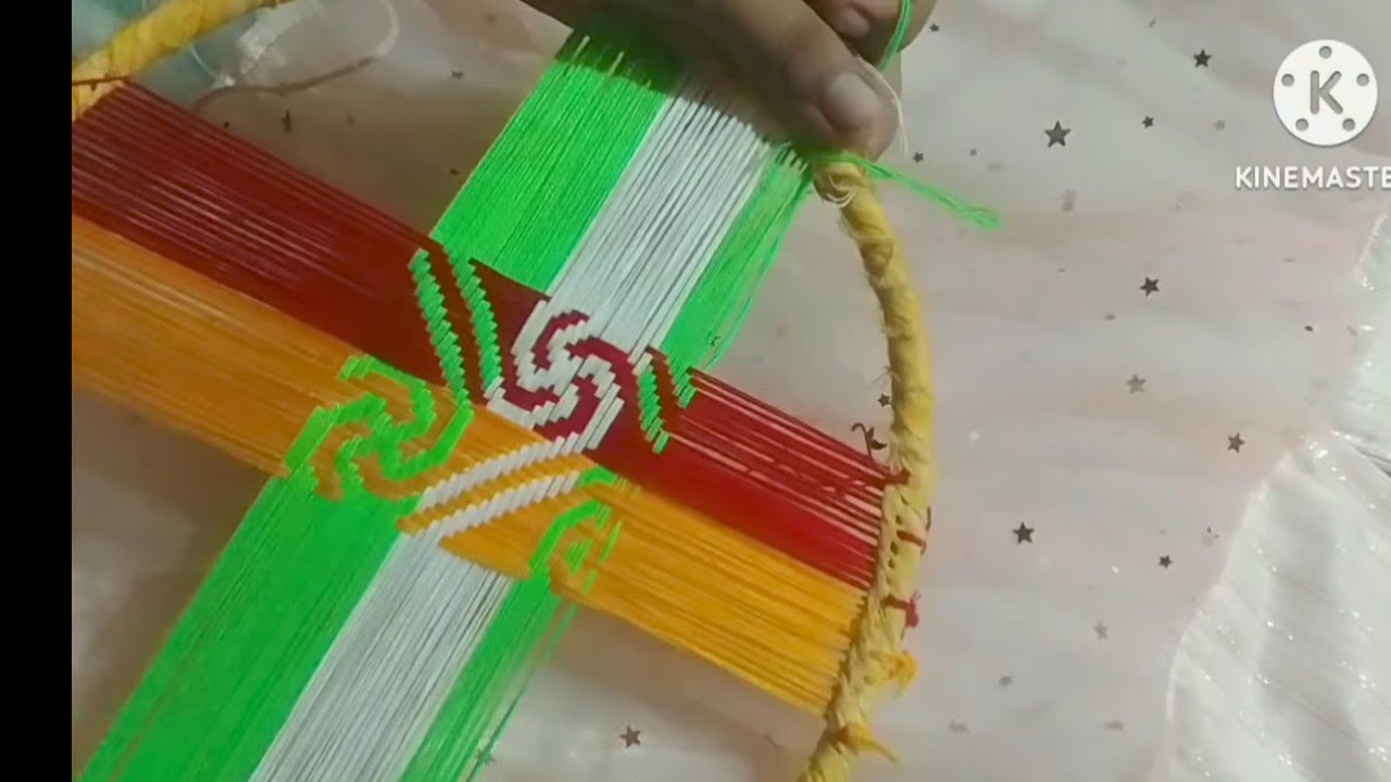 নকশি পাখা/nakshi pakha/handmade fan/homemade pakha/how to easy a nakshi ...