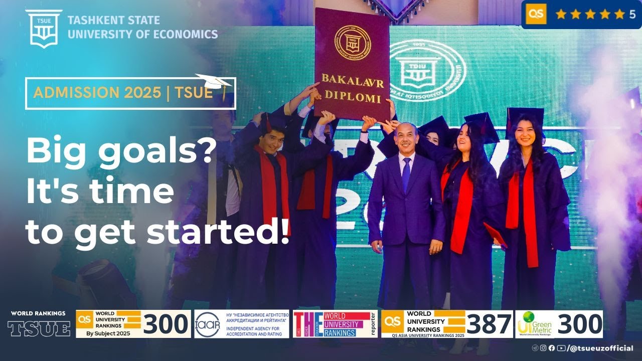 Admission has started at Tashkent State University of Economics - YouTube