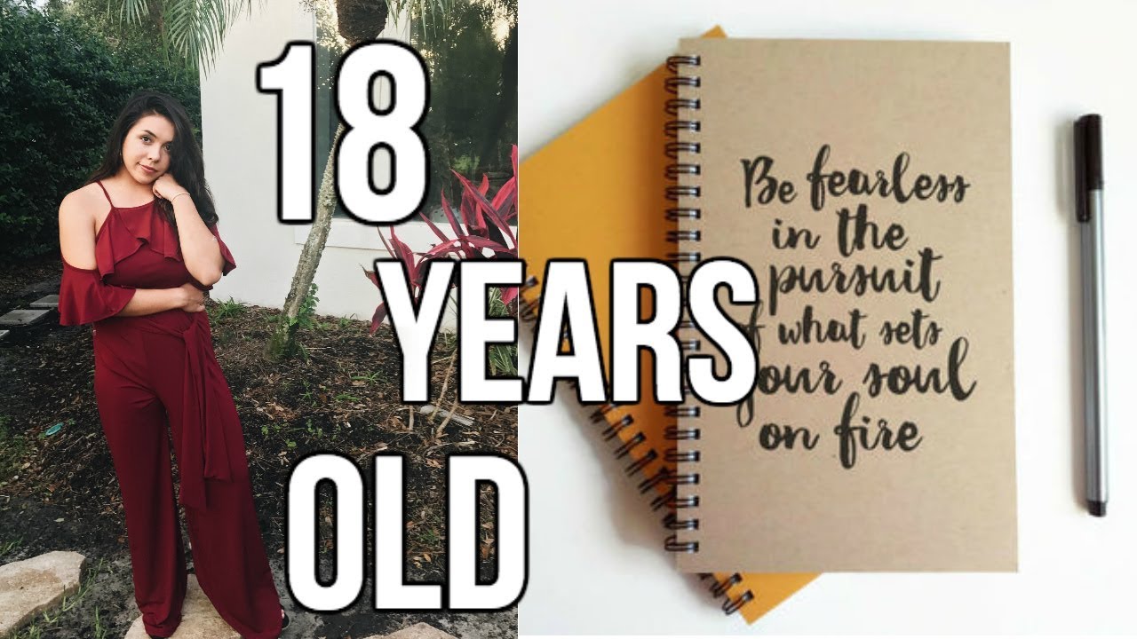 MY YEAR 18 GOALS / RESOLUTIONS - YouTube