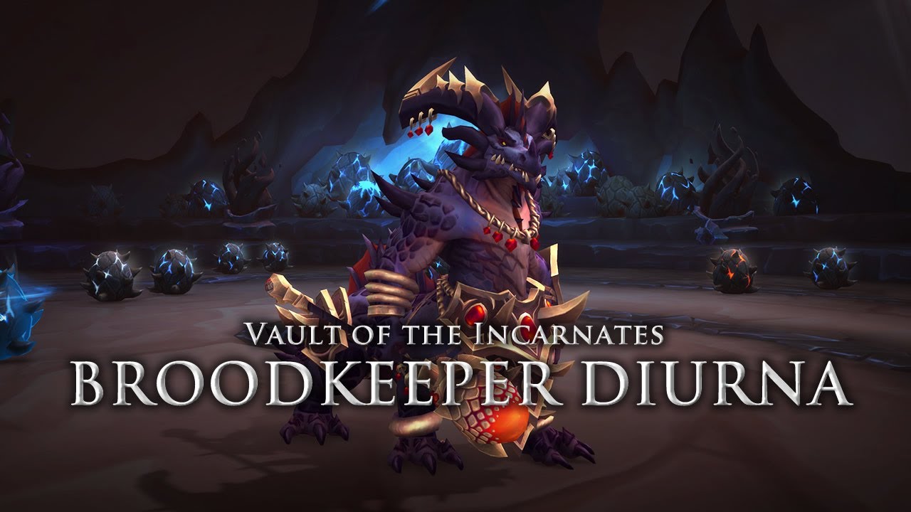 WoW - Vault of the Incarnates: Broodkeeper Diurna (Normal) - YouTube