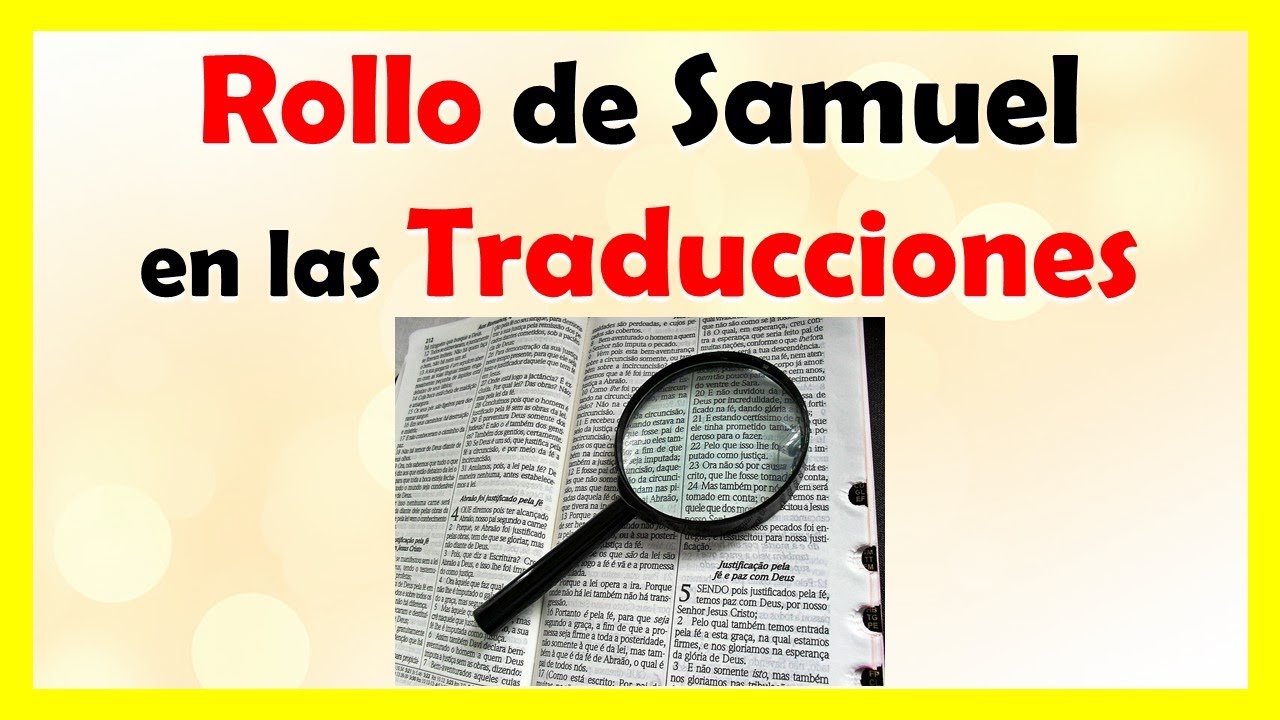 🔴El Rollo de Samuel 📜 - YouTube