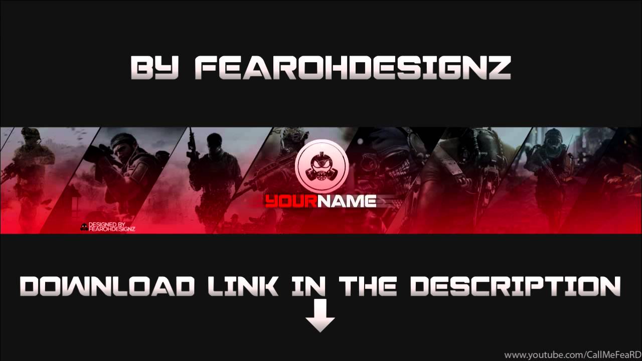 Call Of Duty 2D Banner Template By Fearoh - YouTube