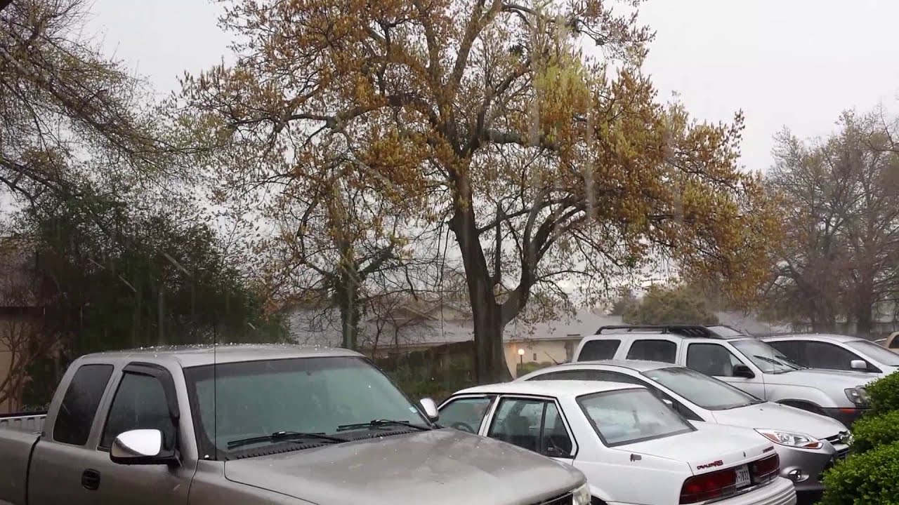 Paris Texas Hail Storm March 18th 2016 2 - YouTube