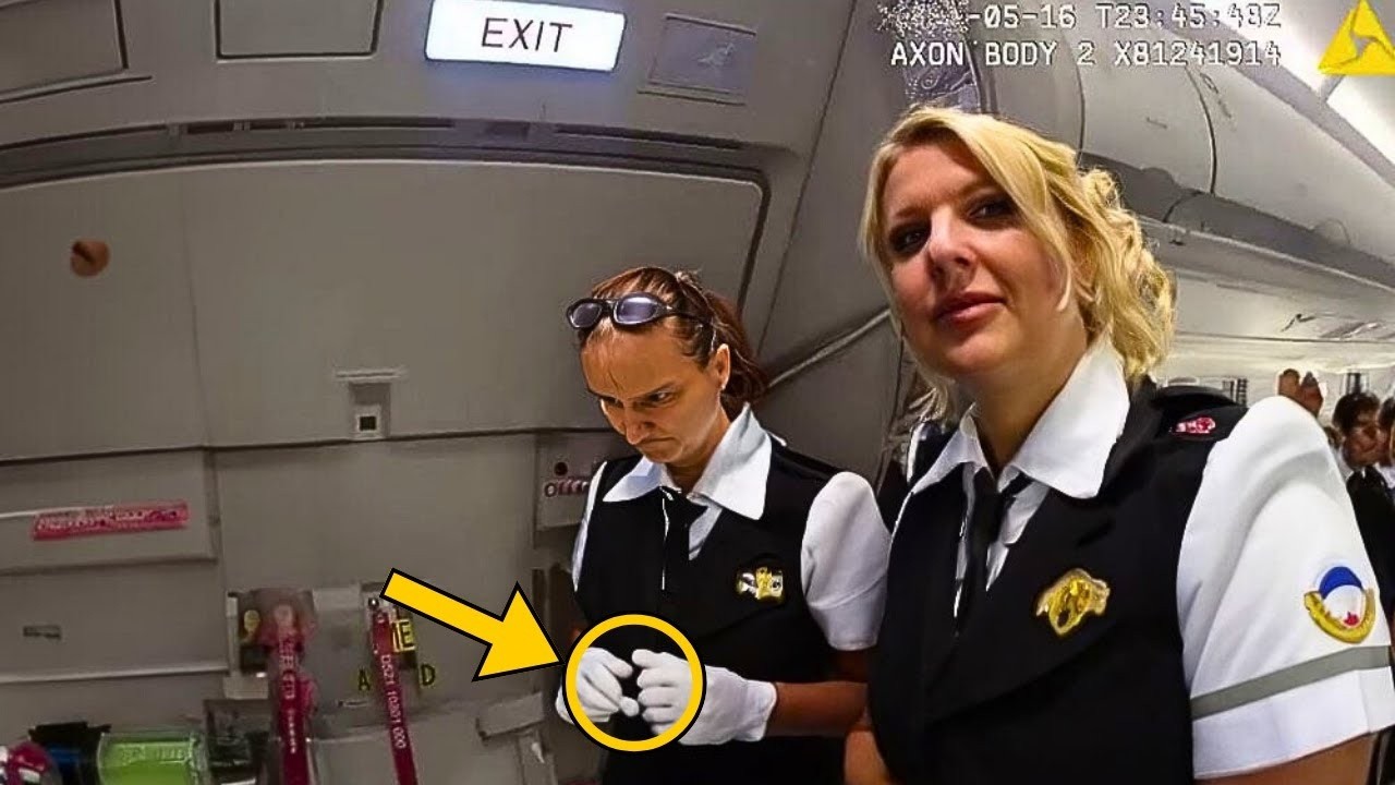 Flight Attendant Asks Police Officer To Get Off Plane, He Does This ...